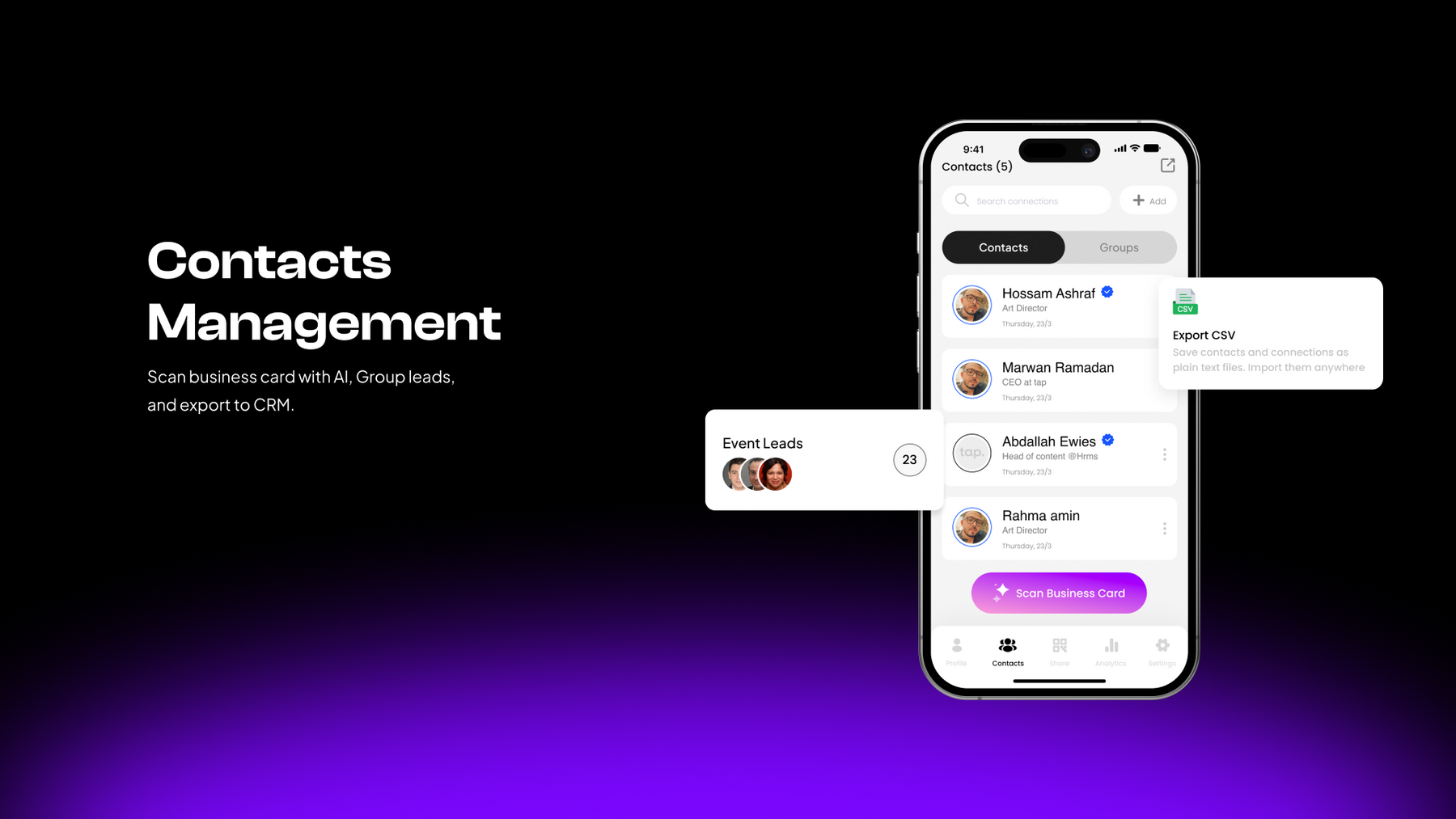 Tap - Digital Business Card